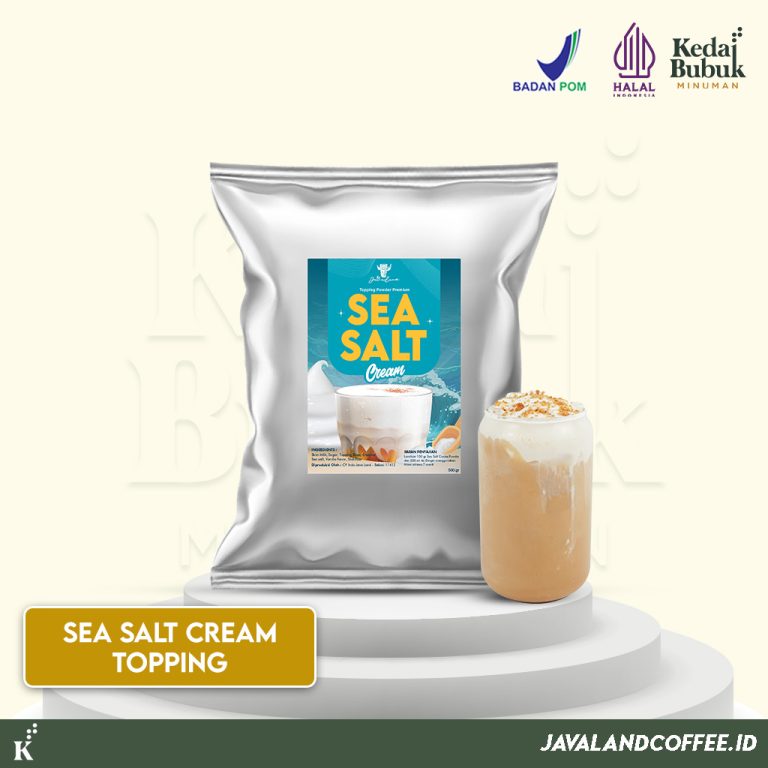 Topping Sea Salt Cream Javaland 500 gram - CV. Indo Javaland